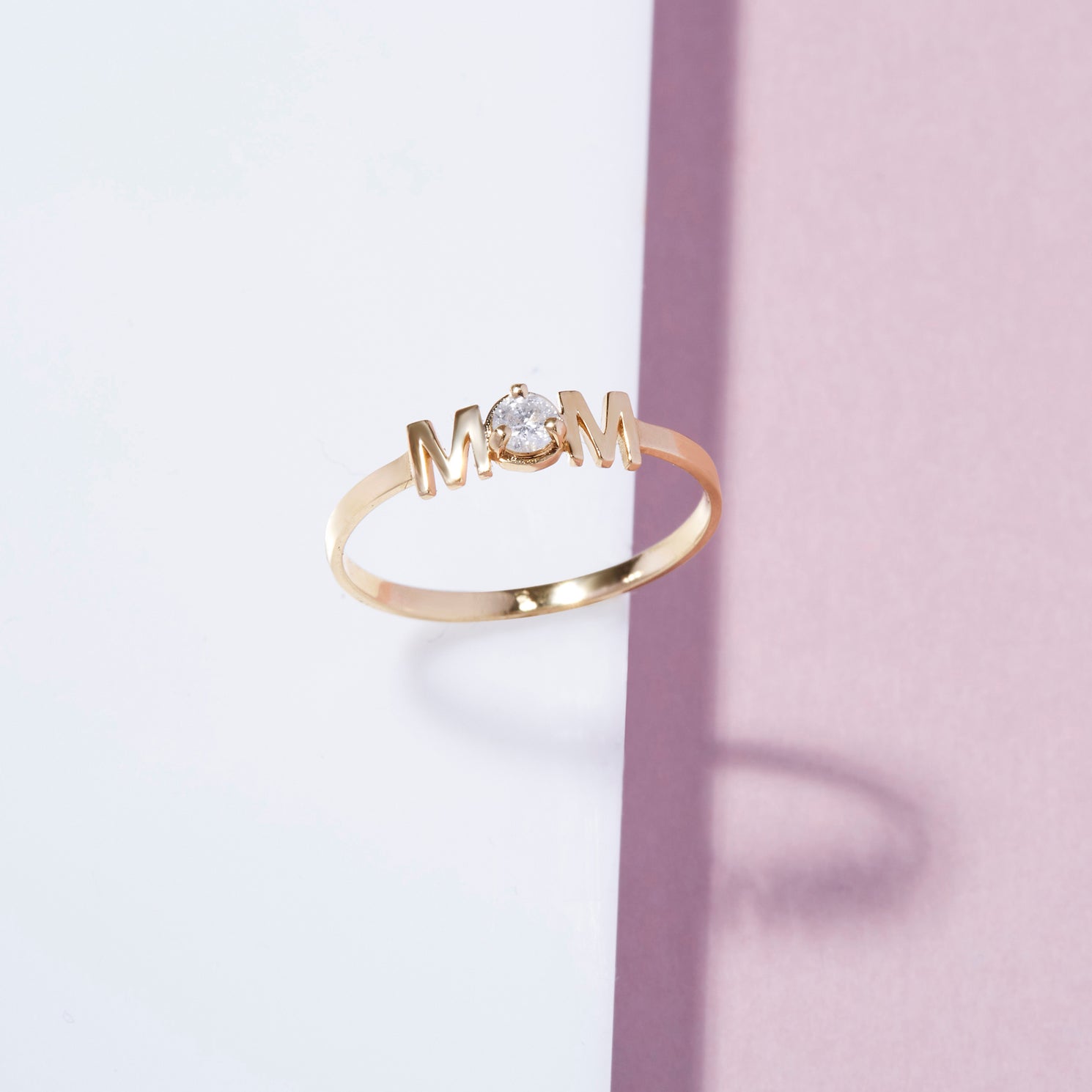 Mom Diamond Ring – STONE AND STRAND