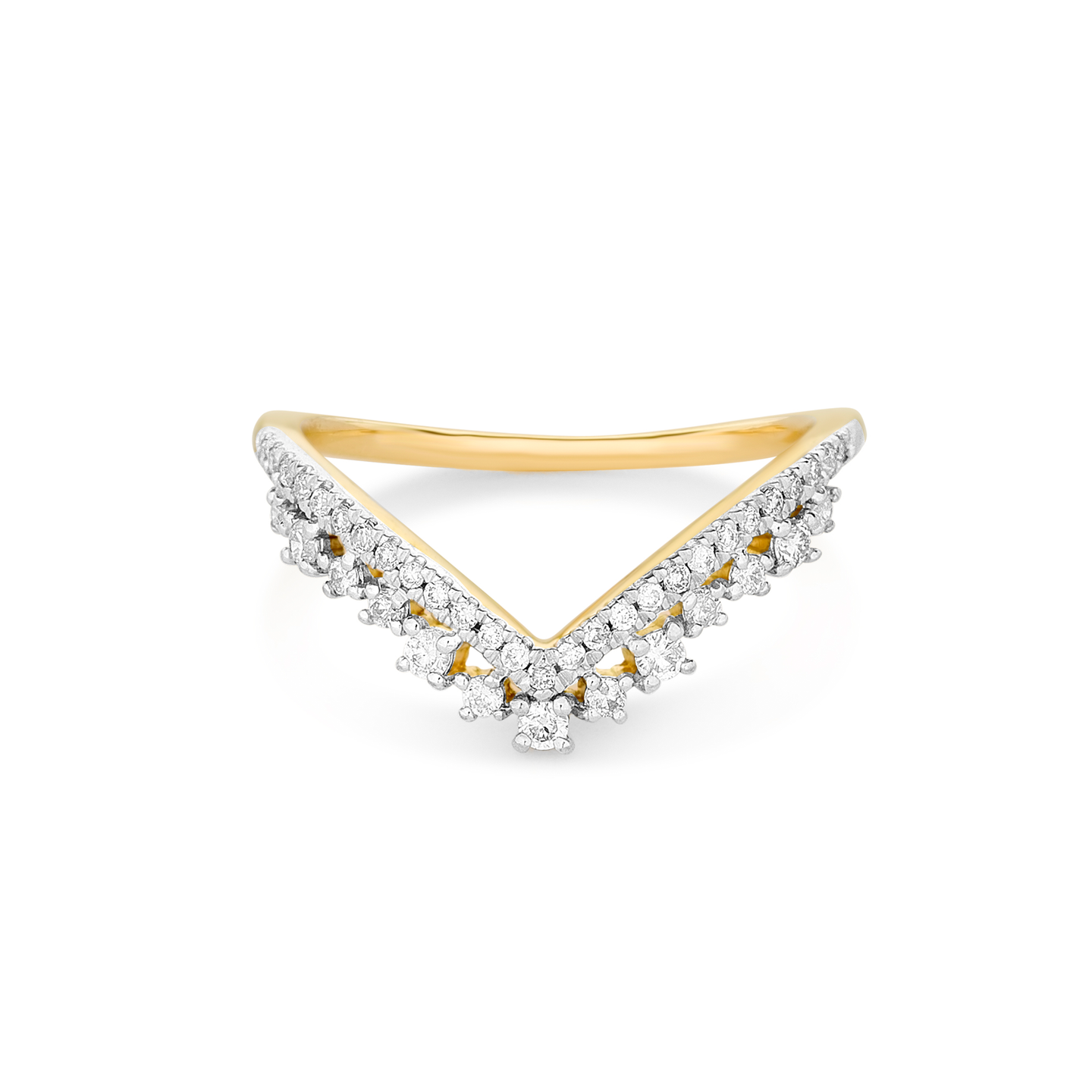 Pave Diamond Curve Band – STONE AND STRAND