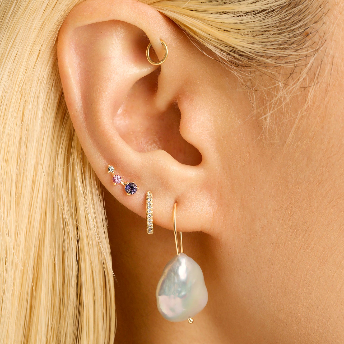 Perfectly Imperfect Baroque Pearl Earrings – STONE AND STRAND