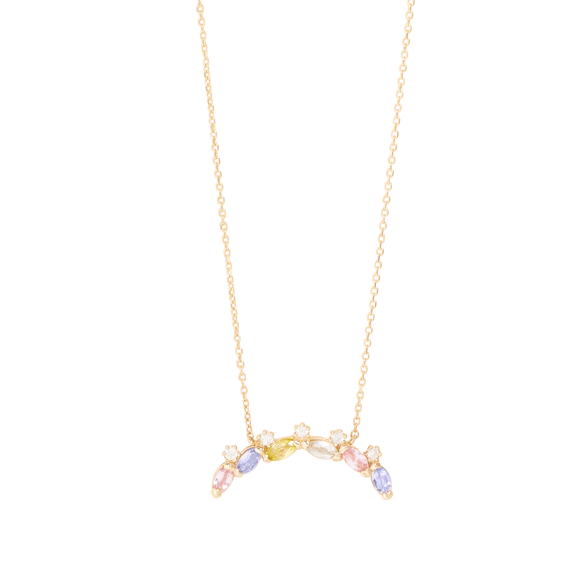 Rainbow Sprinkles Necklace – STONE AND STRAND