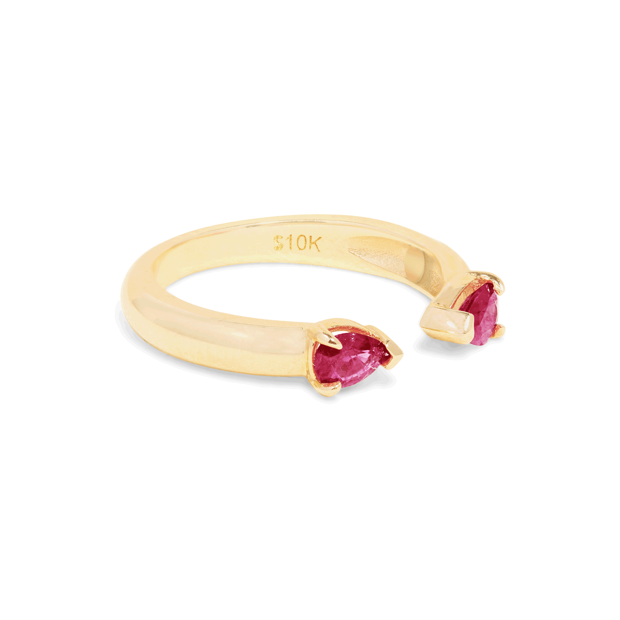 Ruby Pinch Ring – STONE AND STRAND