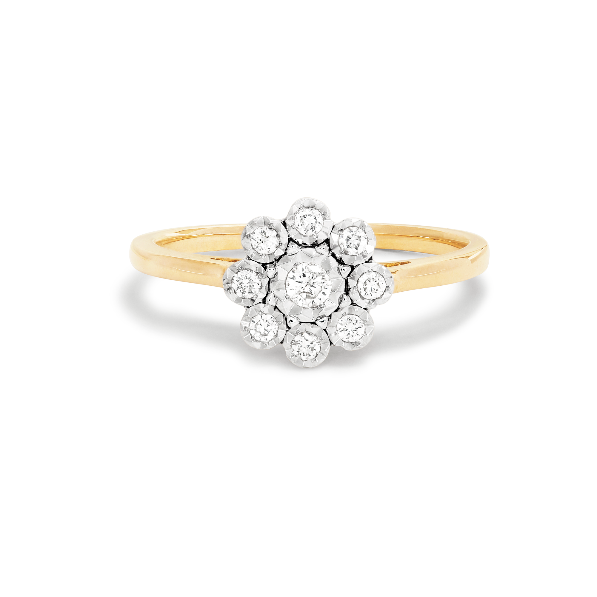 The Ava Ring in Yellow Gold – STONE AND STRAND