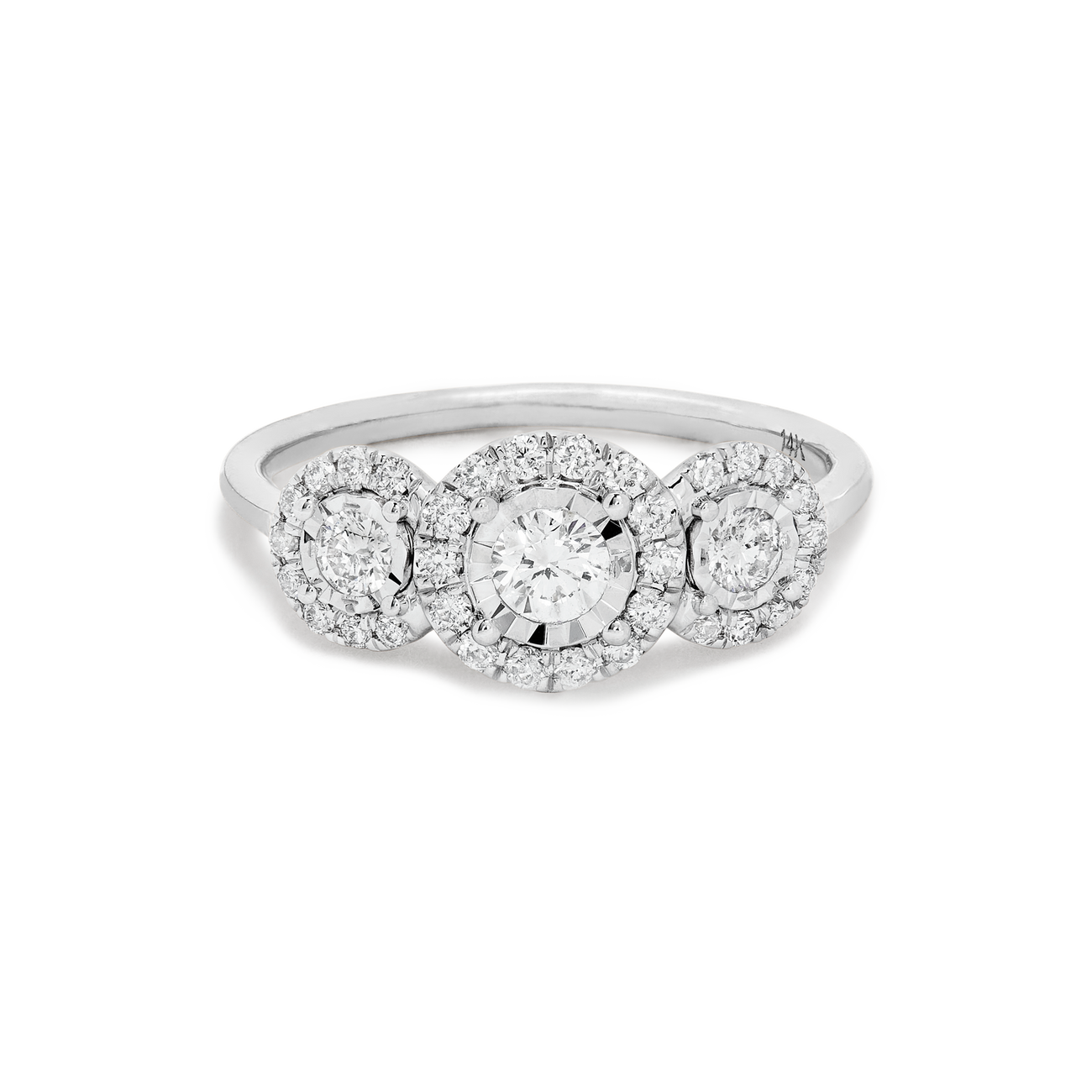 The Josephine Ring in White Gold – STONE AND STRAND