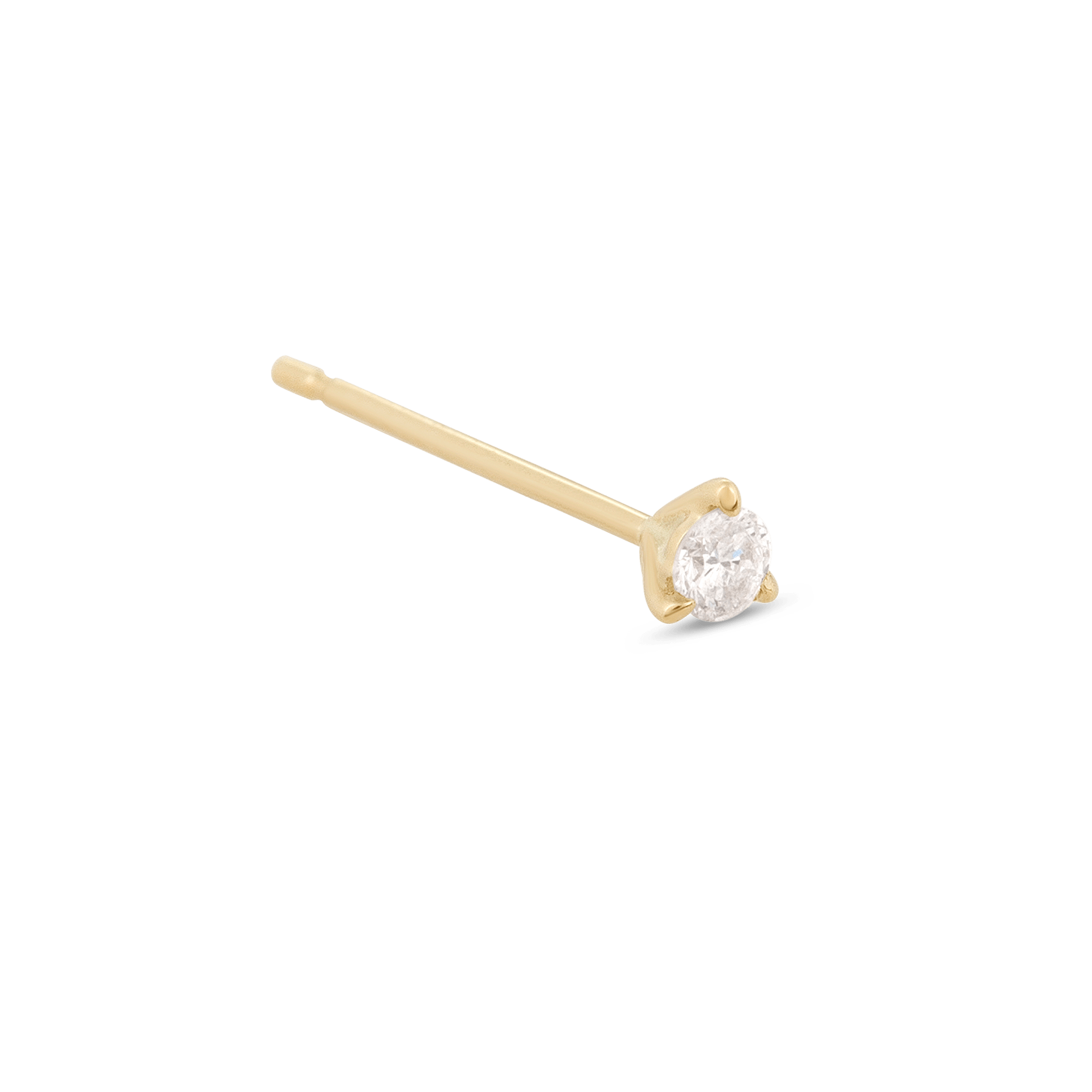 Tiny Diamond Stud – STONE AND STRAND