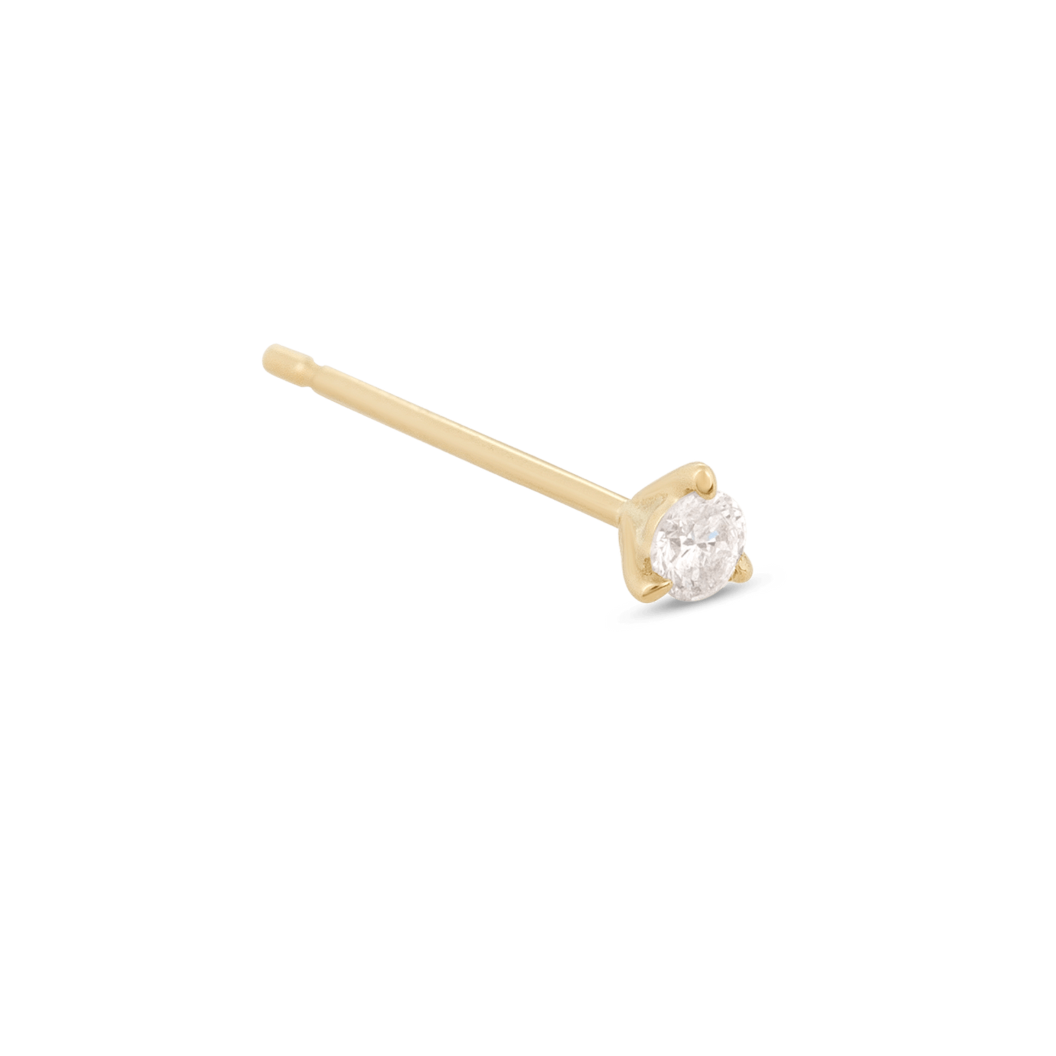 Tiny Diamond Stud – STONE AND STRAND