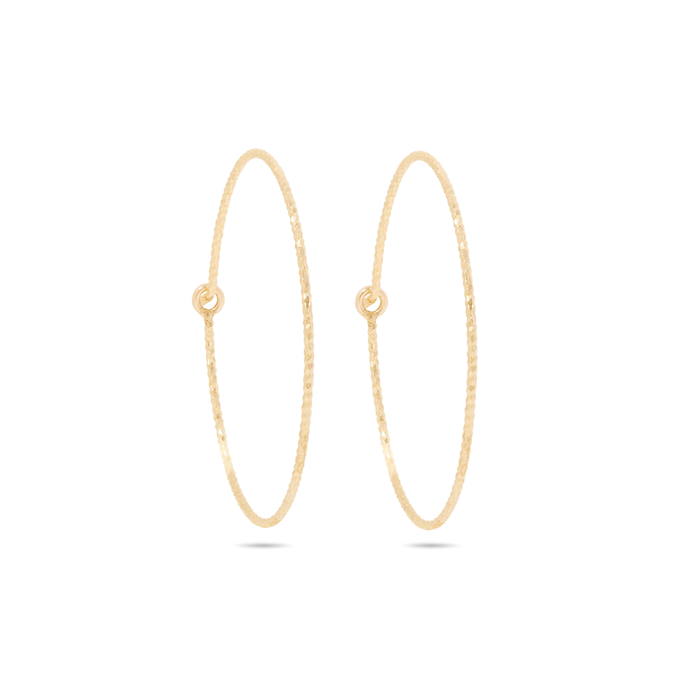 Large Sparkle Hoops – STONE AND STRAND
